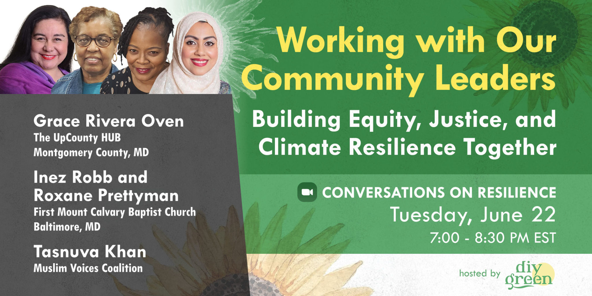 Building Equity, Justice and Climate Resilience Together - DIY Green